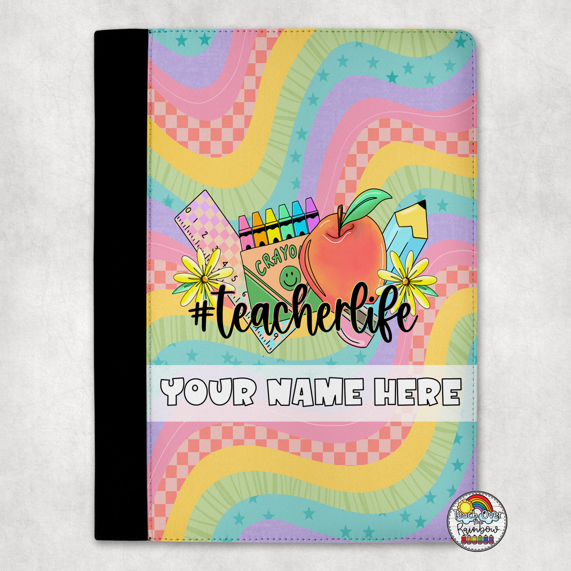 Retro Rainbow Supplies Portfolio – Teach Over the Rainbow