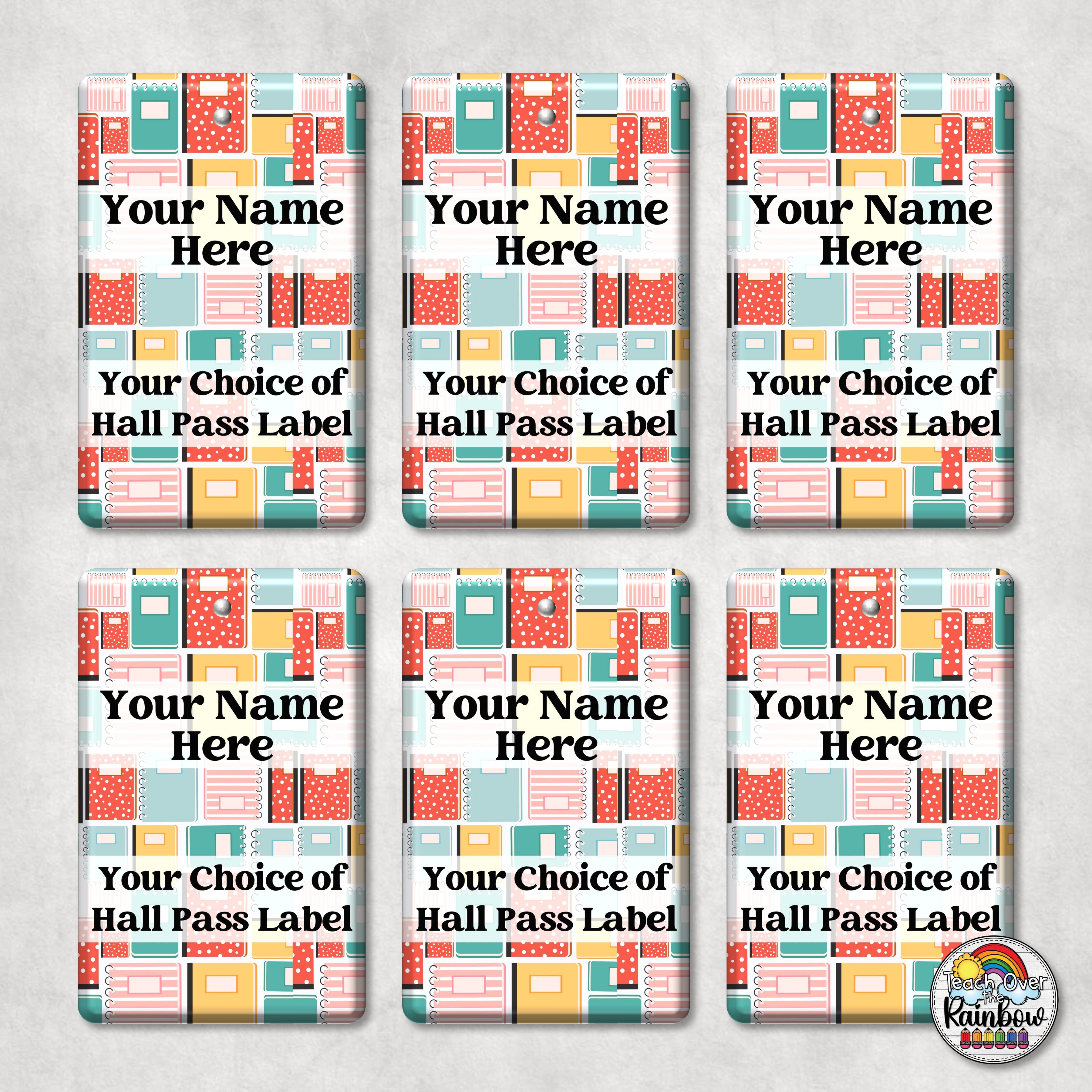 Coral Composition-Hall Pass Set – Teach Over the Rainbow