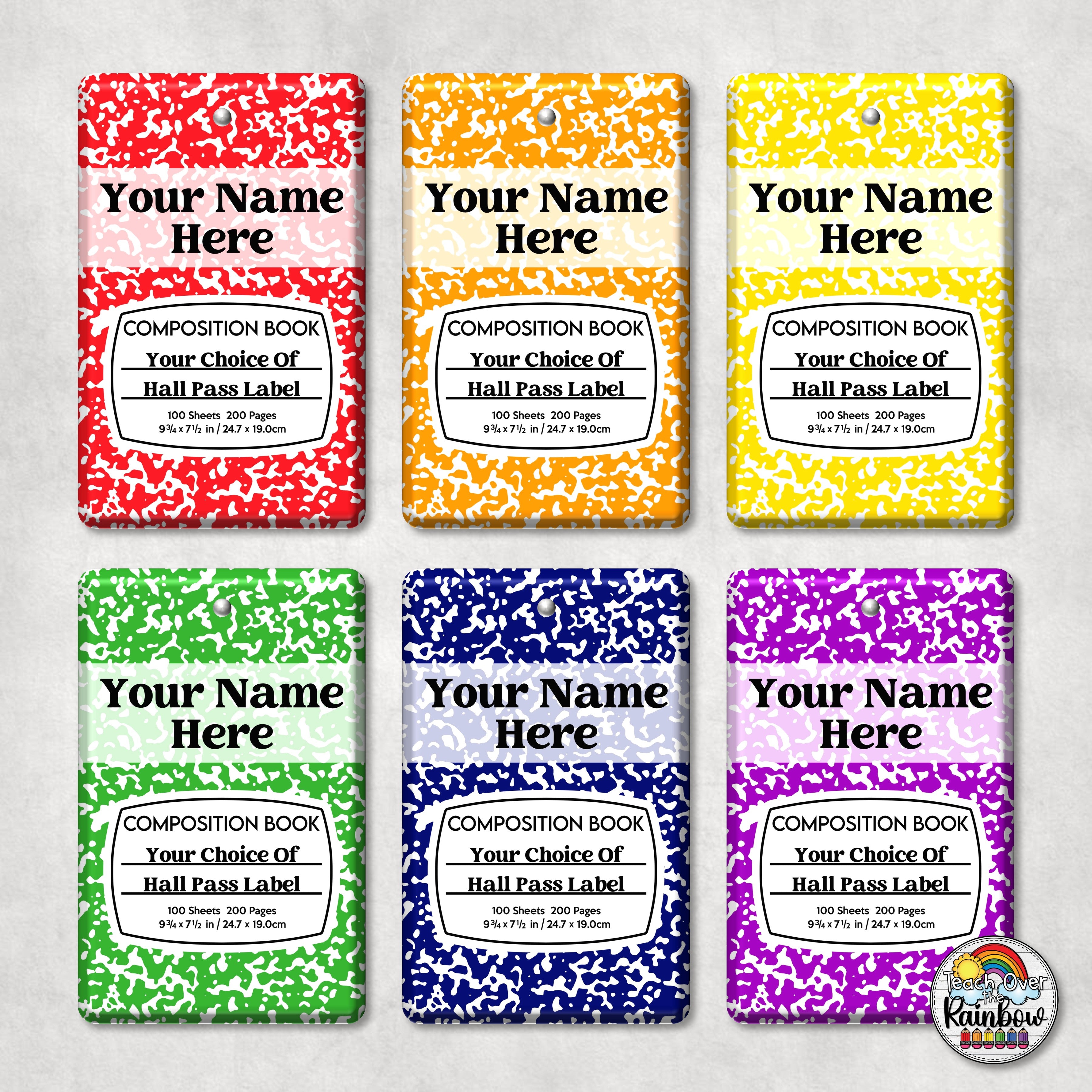 Composition- Hall Pass Set – Teach Over the Rainbow
