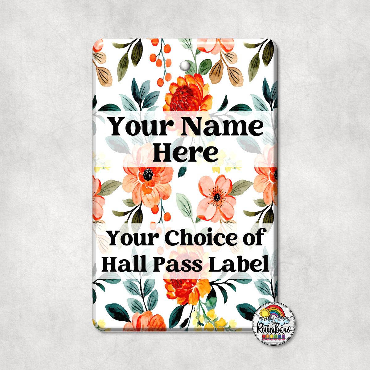 Fall Floral-Single Pass| Teach Over the Rainbow