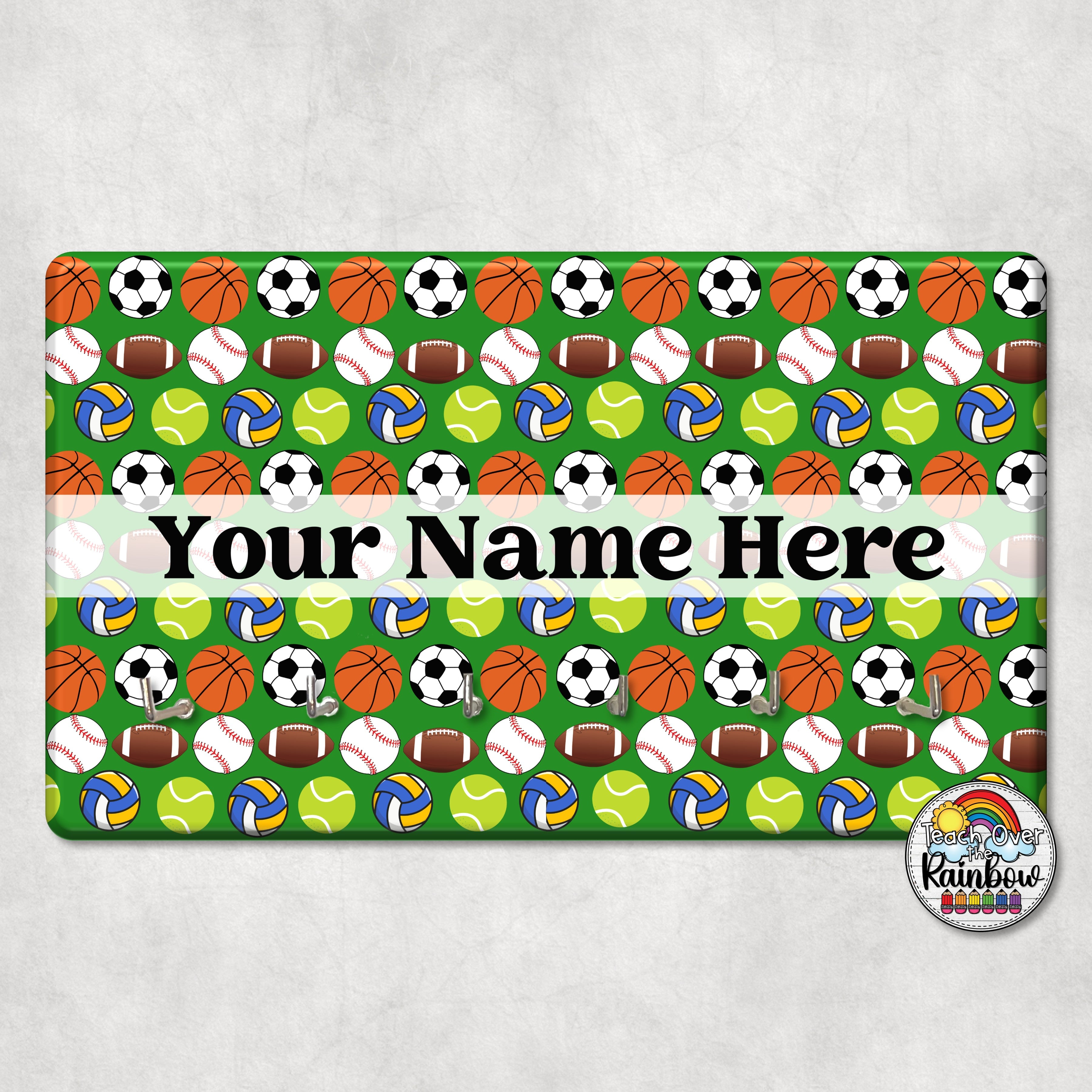 All of the Sports- Hall Pass Holder – Teach Over the Rainbow