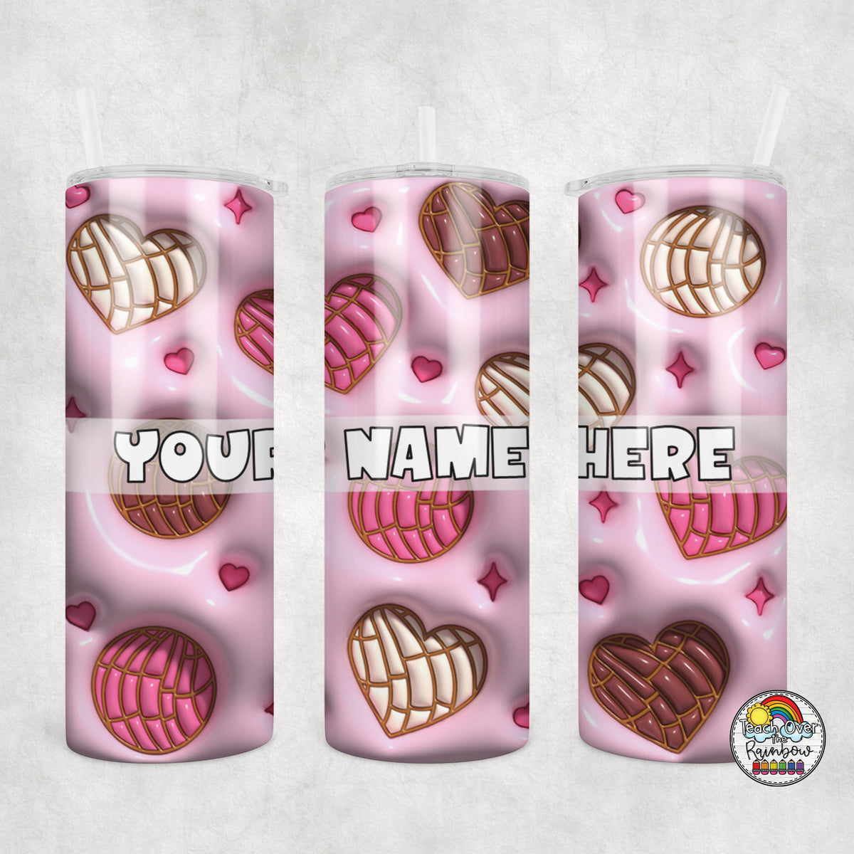 The Yummy Concha Tumbler| Teach Over the Rainbow