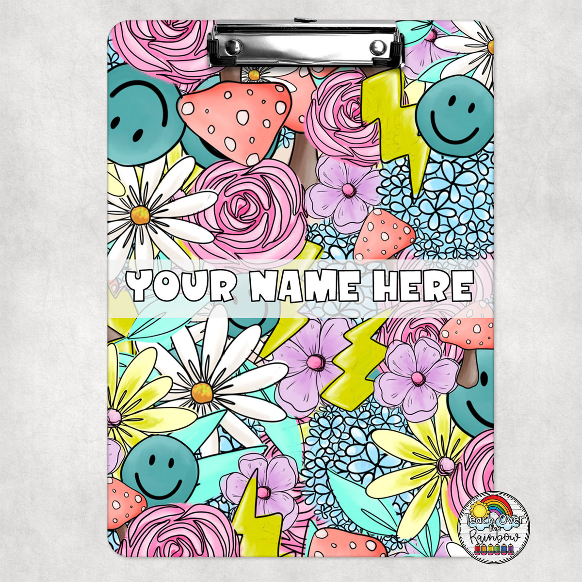 It's Groovy Clipboard| Teach Over the Rainbow