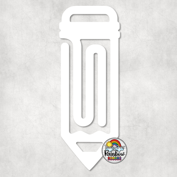Sublimation Acrylic Pencil Paperclip Blanks| Teach Over the Rainbow