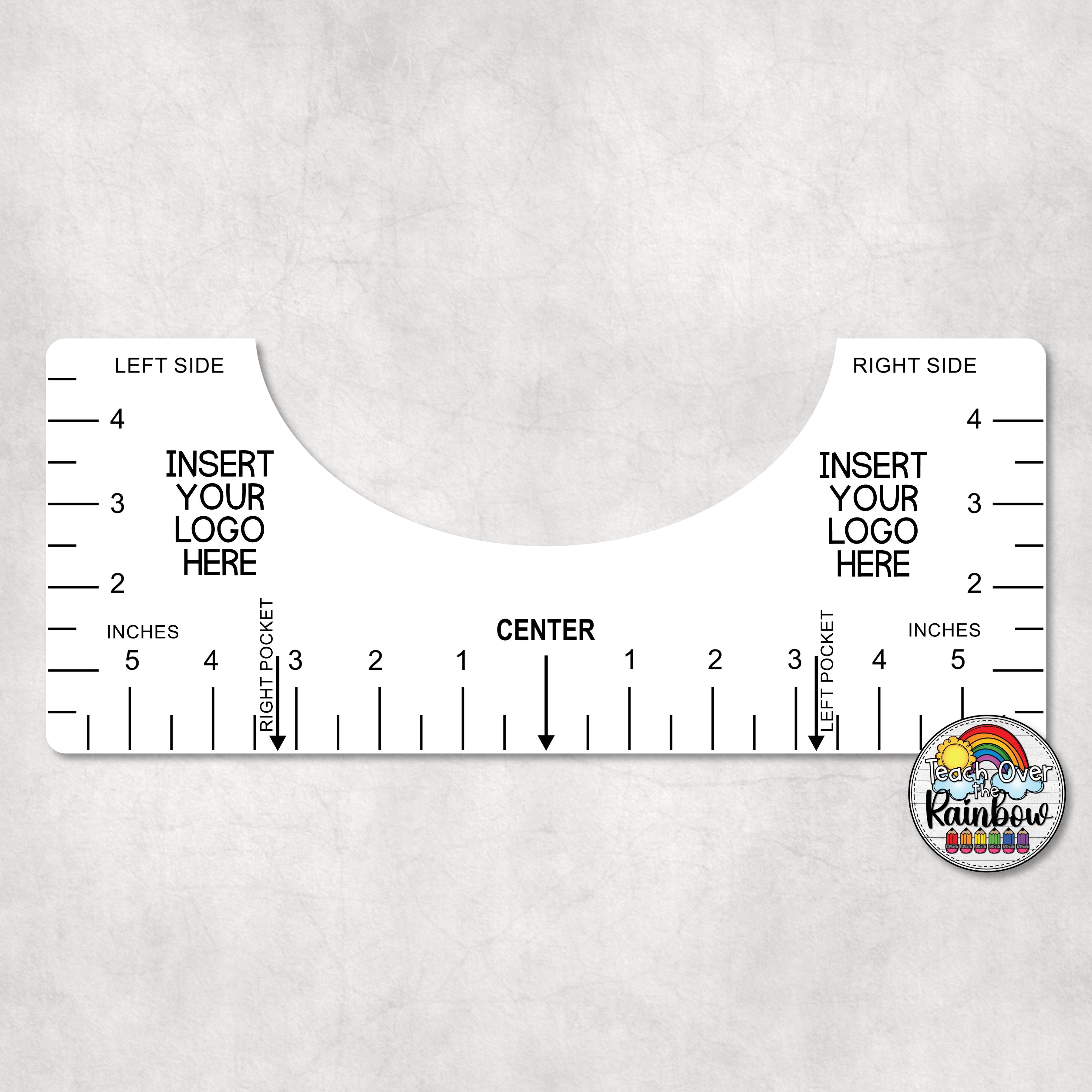 Custom T-Shirt Ruler – Teach Over the Rainbow