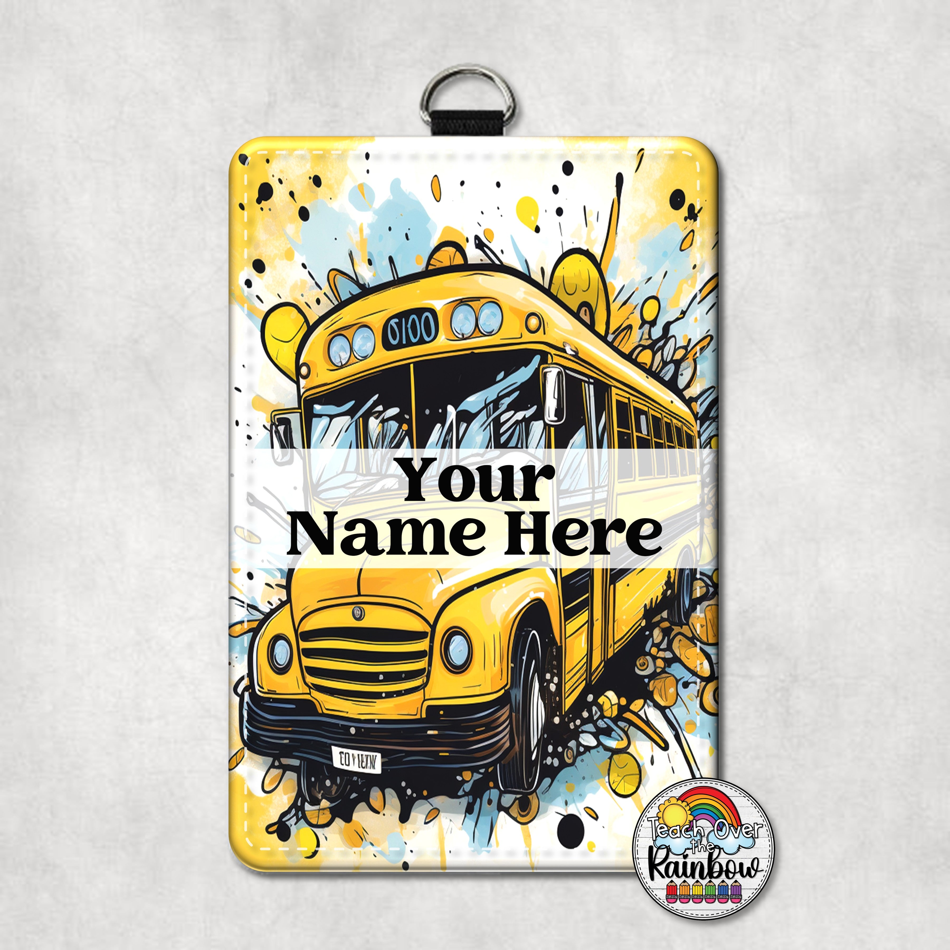 School Bus 2 Vertical – Teach Over the Rainbow