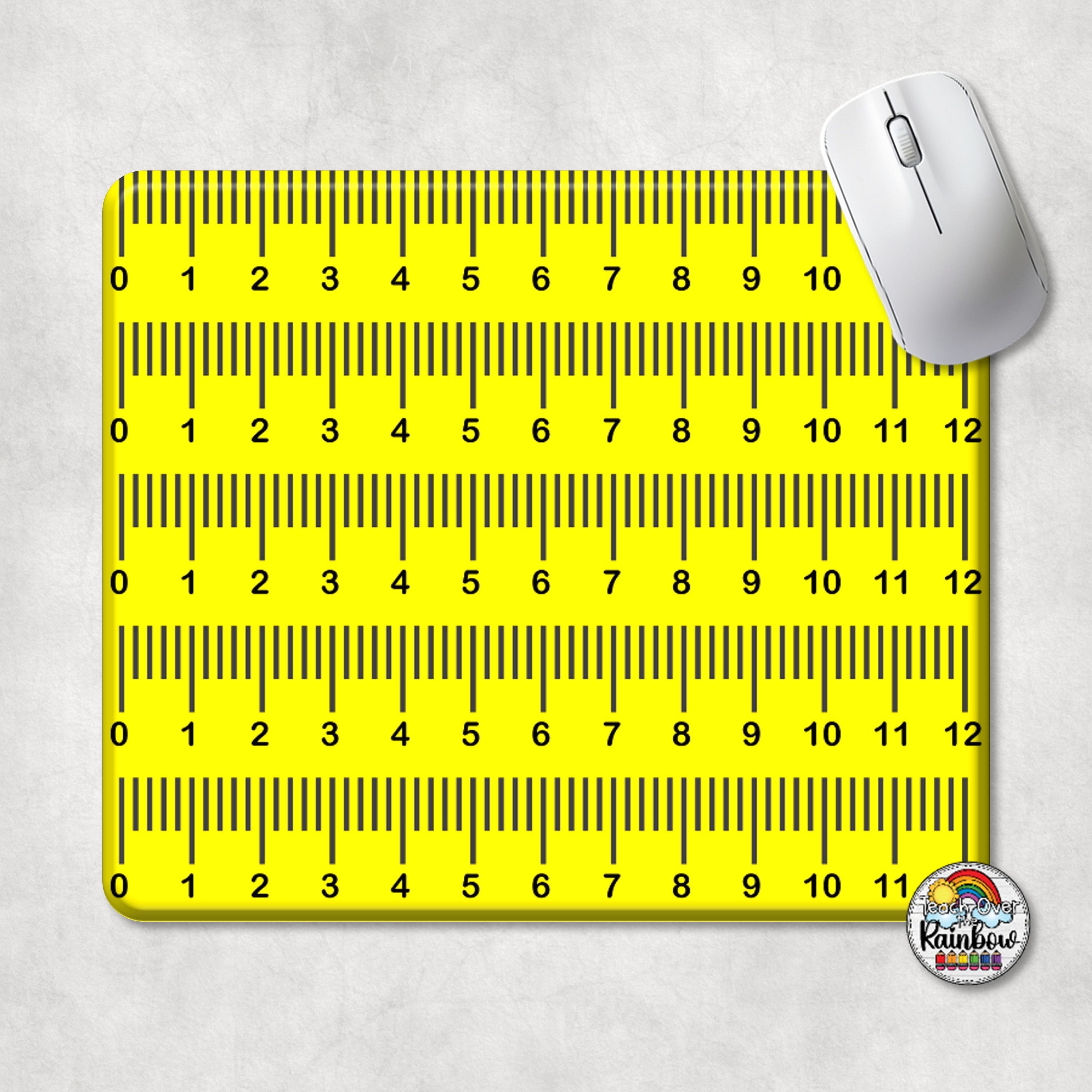 Measure Some Things Mouse Pad – Teach Over the Rainbow