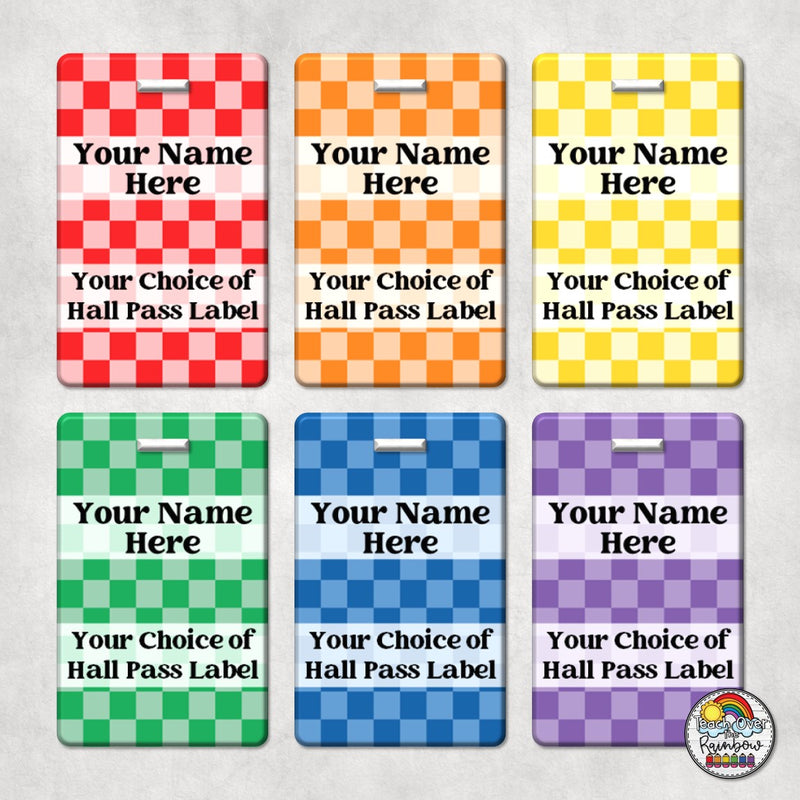 Hall Passes| Teach Over the Rainbow