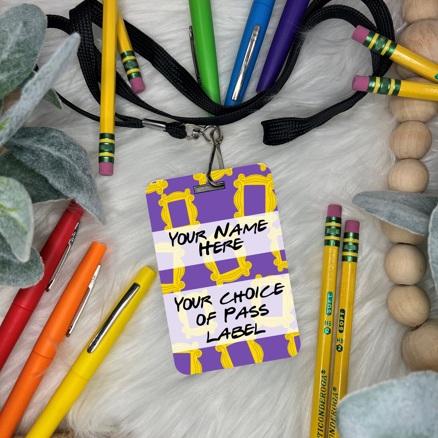 Hall Passes & Holders| Teach Over the Rainbow