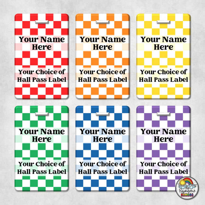 Hall Passes| Teach Over the Rainbow