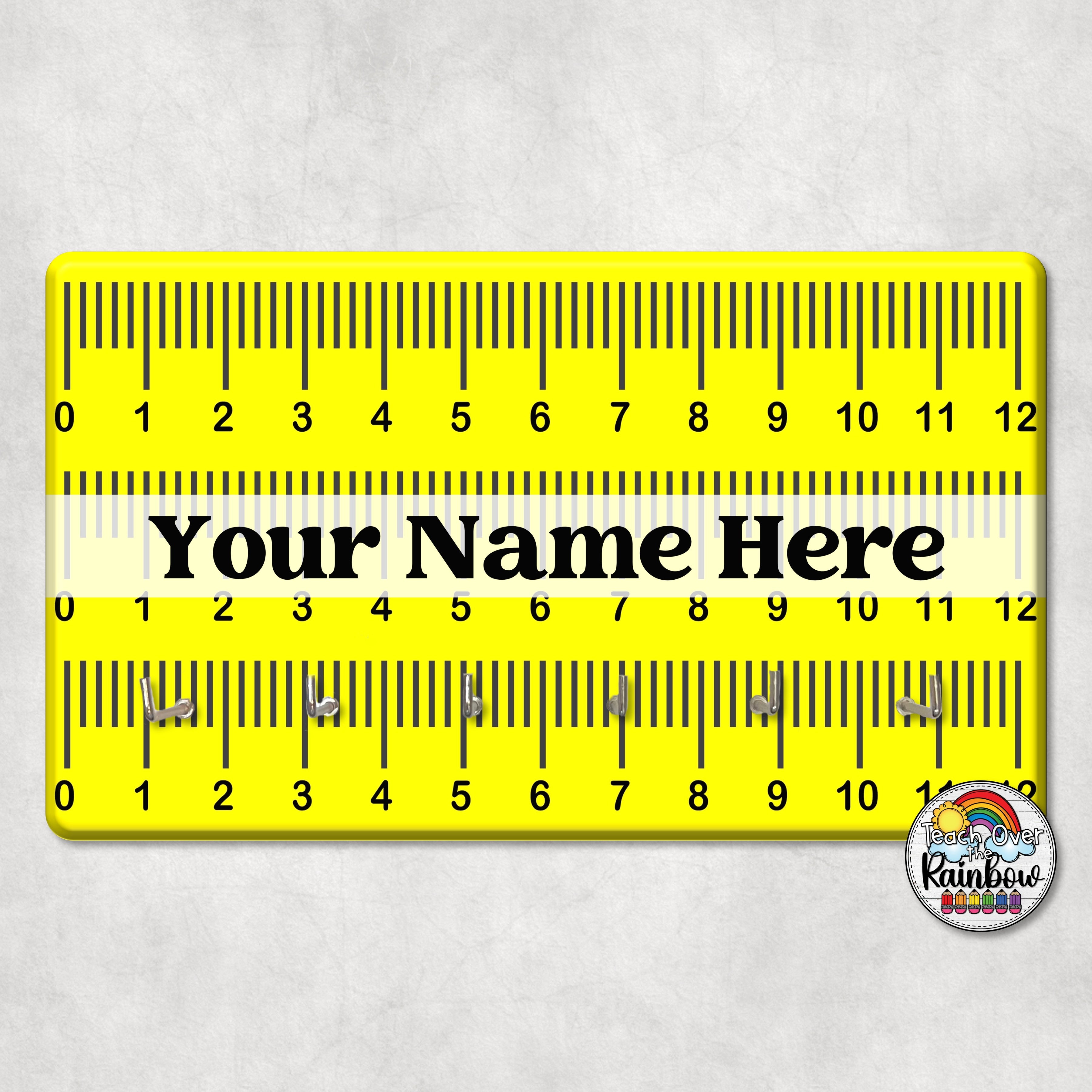 Measure Some Things- Hall Pass Holder – Teach Over the Rainbow